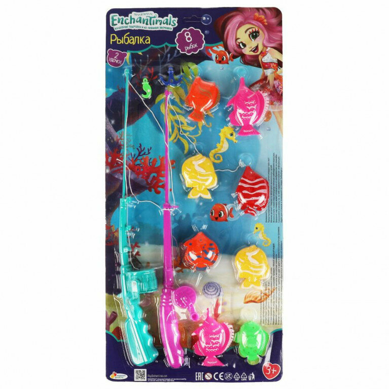 Игра рыбалка энчантималс магниты, блист.25*54*5см играем вместе