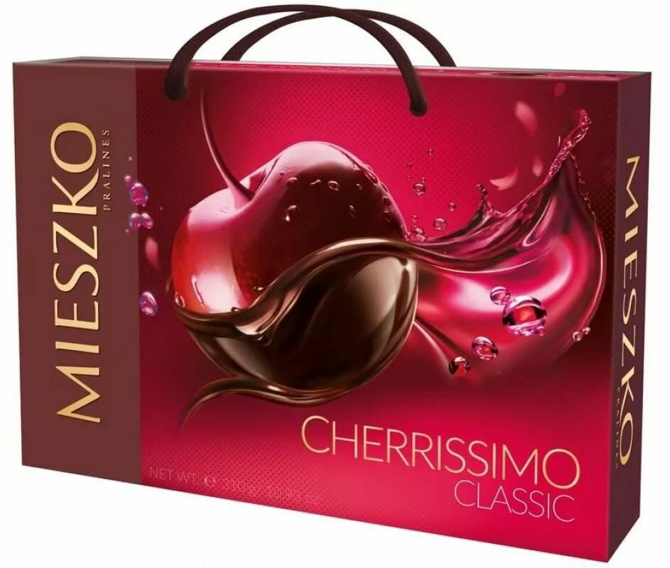 Mieszko Шоколадный набор cherrissimo classic с вишней,285 г.