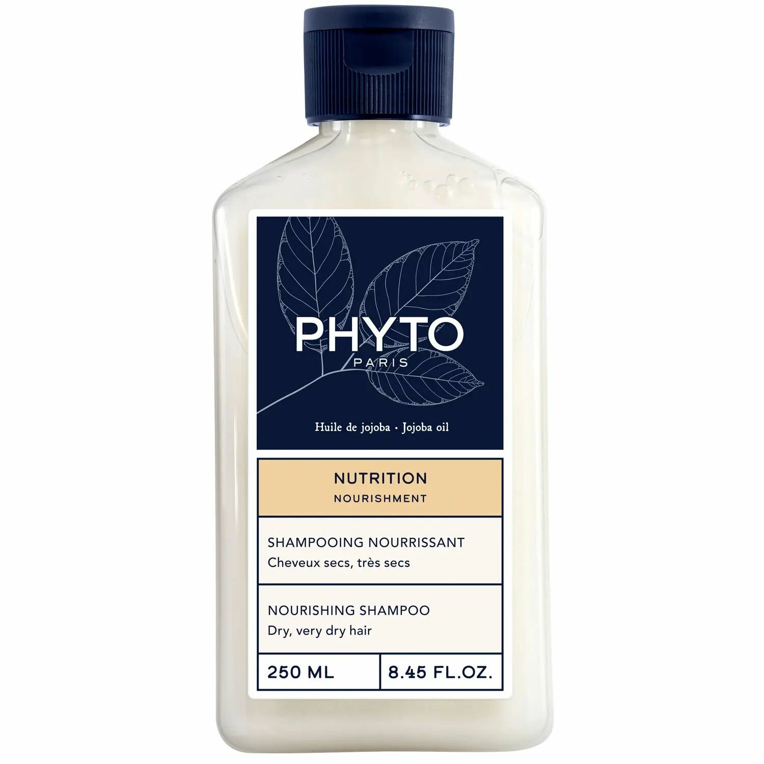 Шампунь PHYTO Nourishment, для сухих волос, 250 мл, без сульфатов и силиконов
