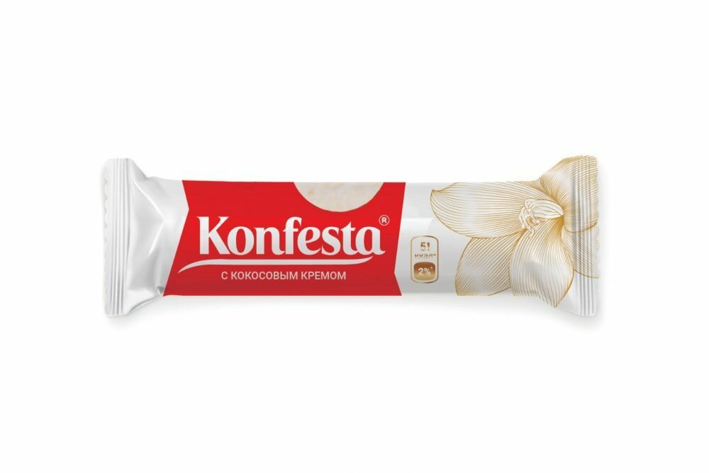 Конфеты Конфеста с кокосовой начинкой 1 кг.