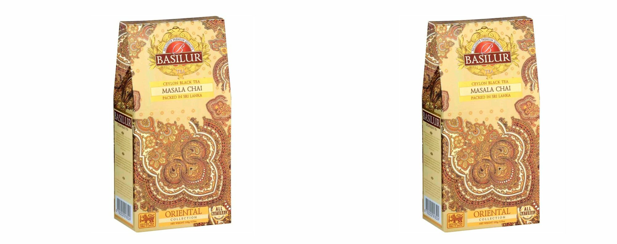 Basilur Чай черный Восточная коллекция Масала чай,100 г,2 шт