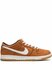 Кроссовки NIKE SB Dunk Low Pro Iso, размер 13 US, коричневый/серый/оранжевый
