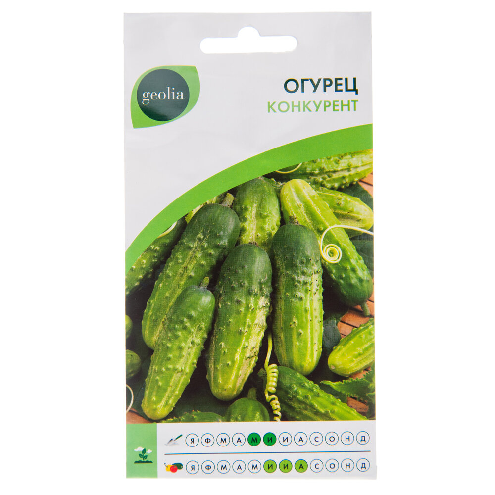 Семена Огурец Geolia Конкурент, (4 упак.)