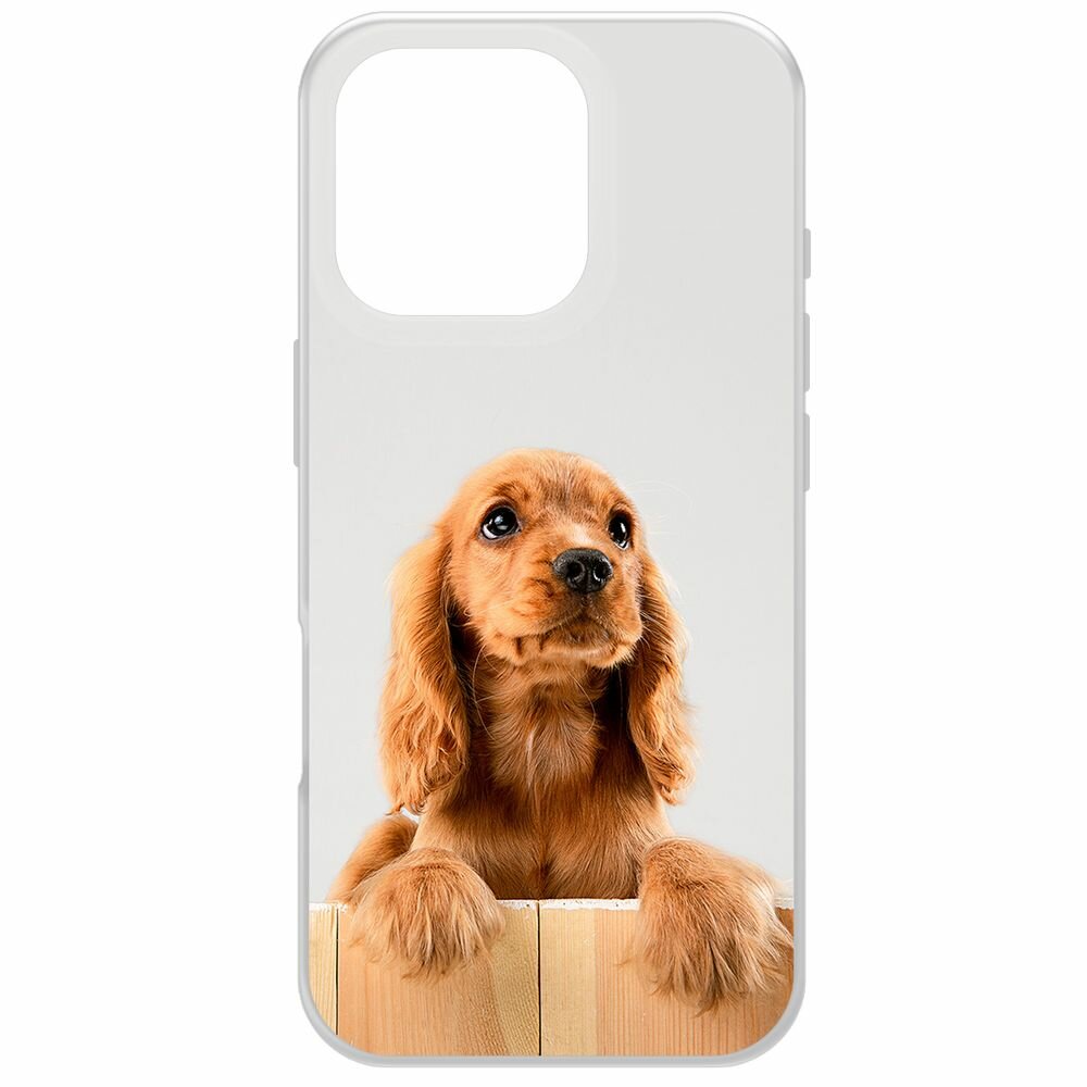 Чехол-накладка Krutoff Clear Case Выходи играть для iPhone 16 Pro