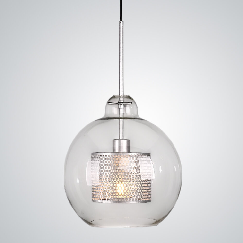Подвесной светильник CATCH F pear silver D30