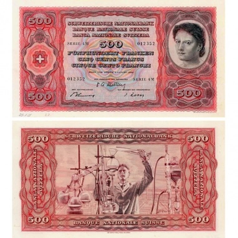 500 франков 1949 года Швейцария, сувенирная копия, банкноты и купюры редкие коллекционные