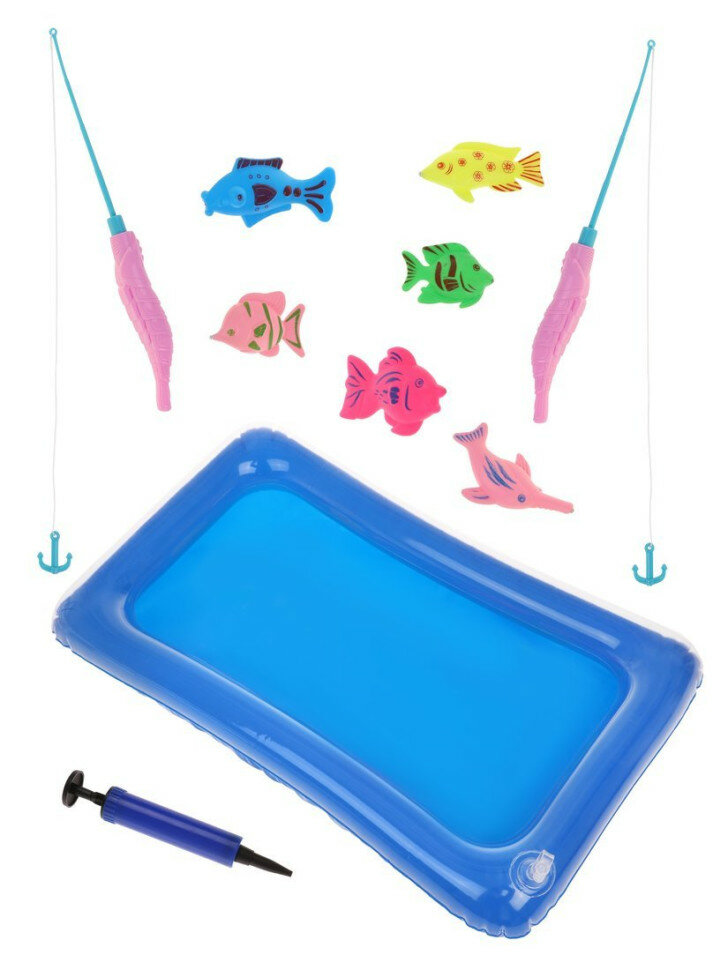 Игра настольная "Рыбалка", в компл. предм. 10 шт, пакет 004550