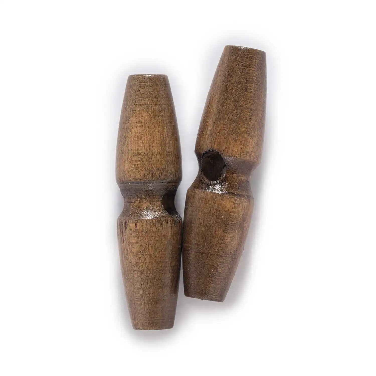 Деревянные пуговицы имитации зуба Halo Home Коричневый, 55MM, F