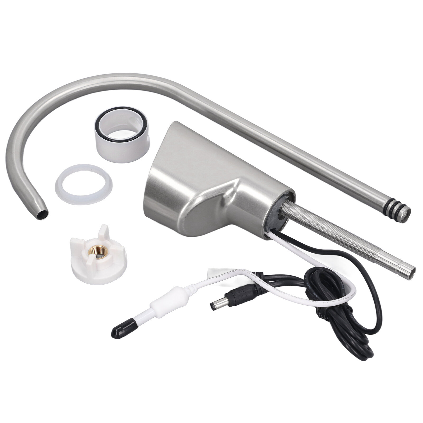 Смеситель с сенсорным экраном и цифровым дисплеем TDS, DN10, 24 В, для дома и кухни.