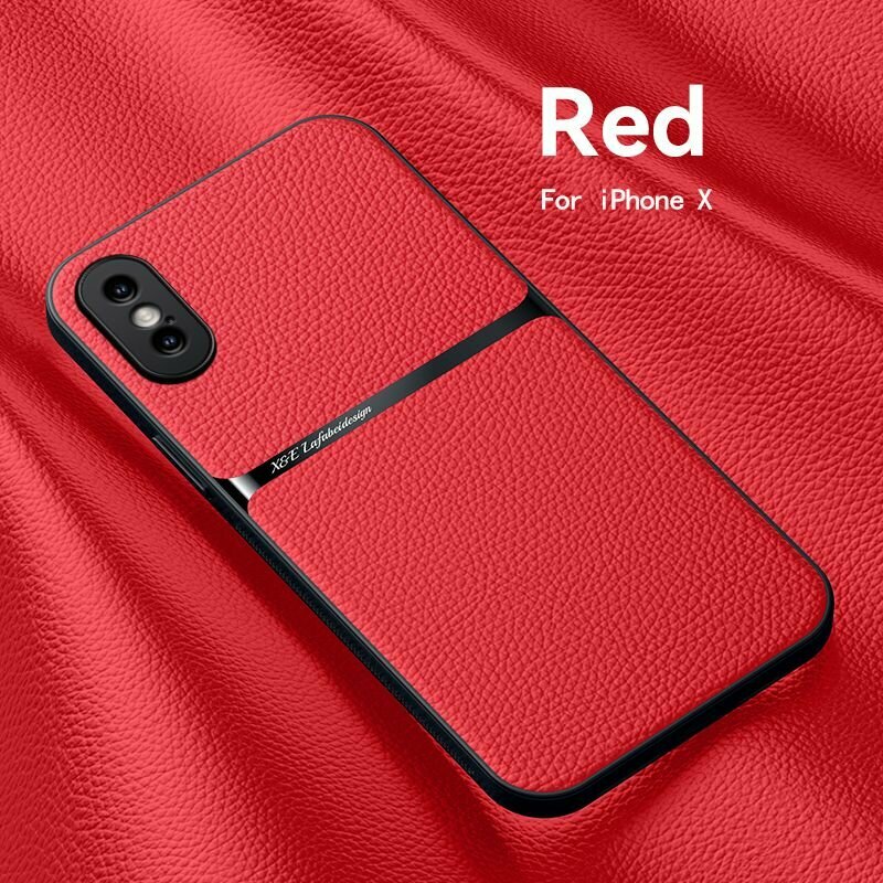 Чехол на Apple iPhone X / iPhone XS (Айфон Х / Айфон ХС) Кожа, Высококачественная кожа