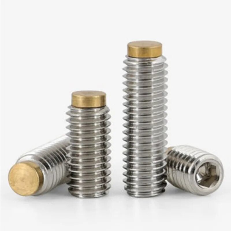 Комплект винтов ZFhong M3-M10 из нержавеющей стали с латунным наконечником m3x4 10pcs