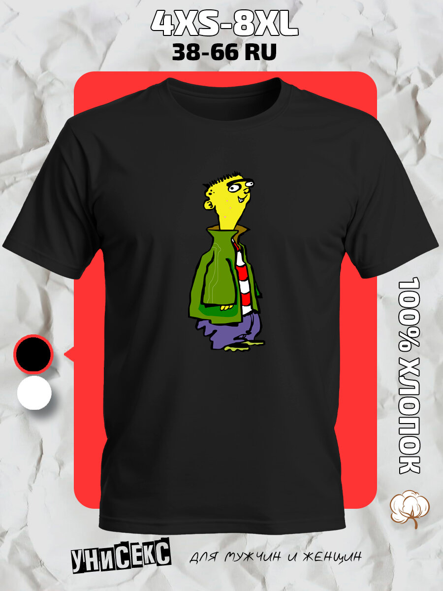 Футболка с принтом эд эдд и эдди ed edd n eddy