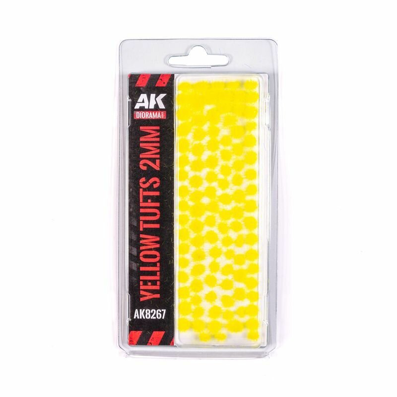 Трава для моделирования AK Interactive Tufts 2mm Yellow Fantasy