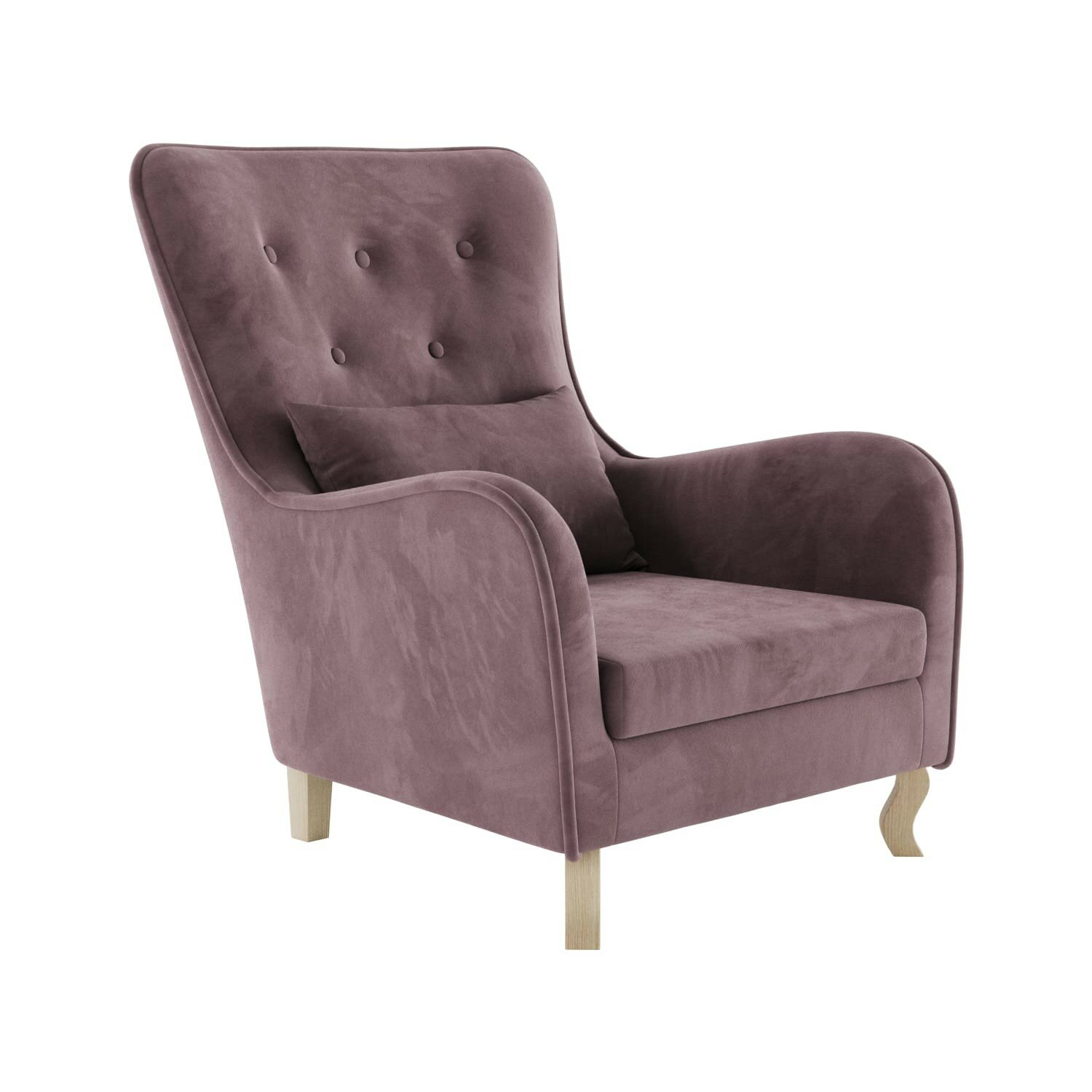Кресло Адель Пастельно-фиолетовое