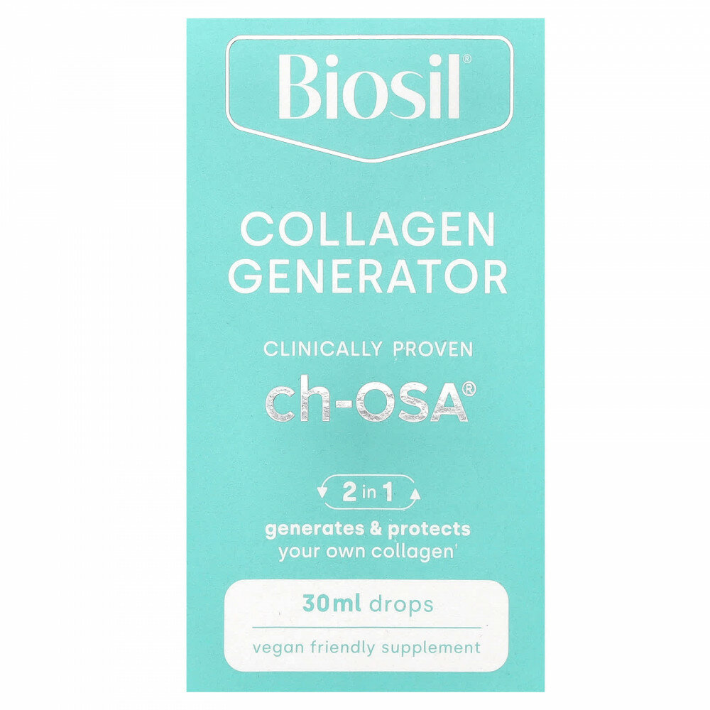 Biosil, Advanced Collagen Generator®, добавка для стимуляции выработки коллагена, 30 мл (1 жидк. унция)