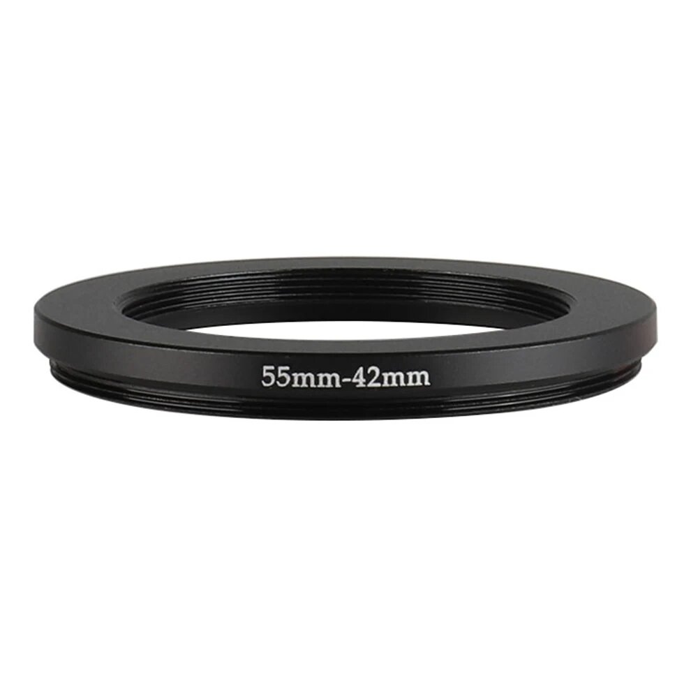 Новое металлическое переходное кольцо фильтра объектива камеры 55–42 мм Набор понижающих колец 55–42 55–42 55-42 мм 55-42 Переходное кольцо адаптера фильтра для камеры