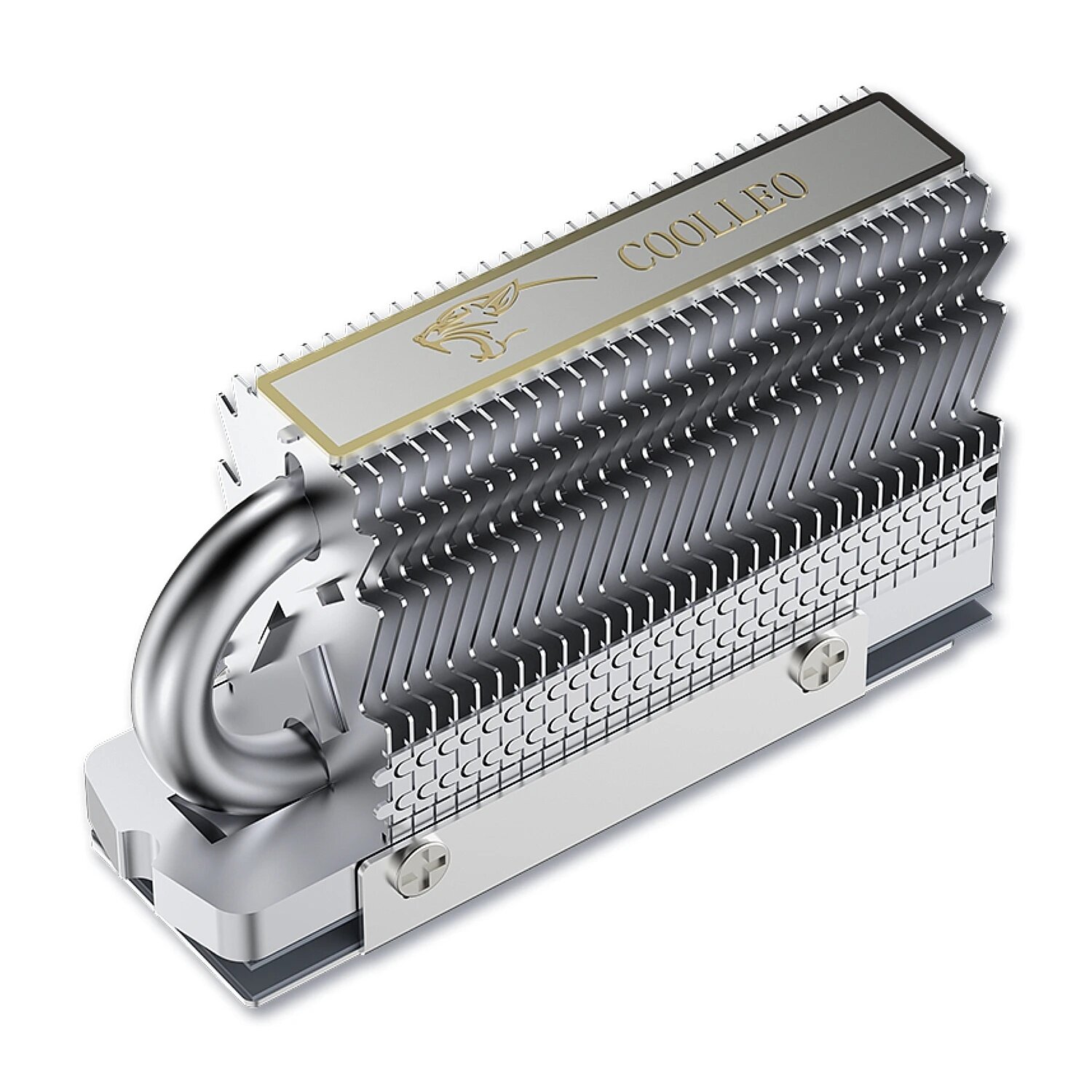 Охлаждение SSD COOLLEO Пассивный радиатор для охлаждения M.2 2280 CL-V1SSD