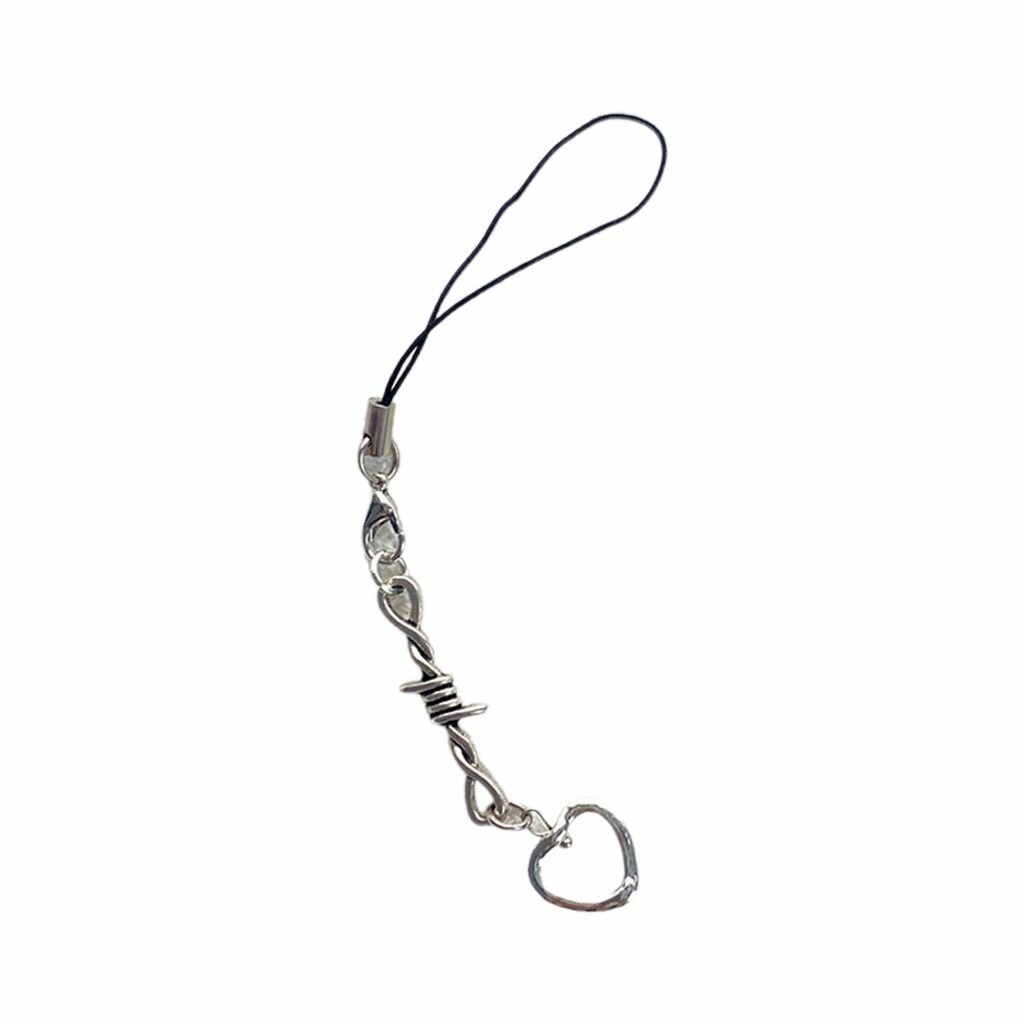 Y2k personality Yabi sweet cool bear bow брелок для мобильного телефона с бантом-love