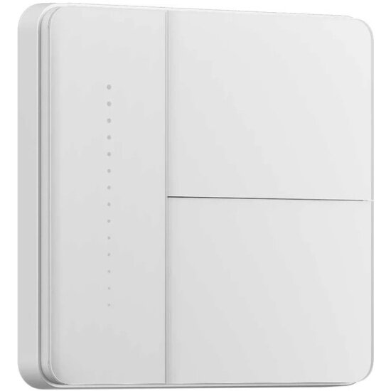Умный настенный выключатель Aqara Z1 Pro (2 клавиши), цвет: белый, модель ZNQBKG43LM_wh
