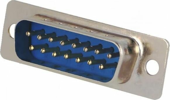 Разъем CONNFLY DS1034-15MUNSISS Разъем D-Sub PIN: 15 гнездо "папа" прямой THT 5А 15мОм 1шт