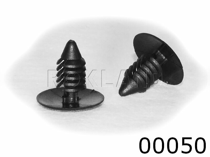 10шт - 00050 черная клипса автомобильная AMC/DAEWOO/DODGE/FORD/GM ROKLAND