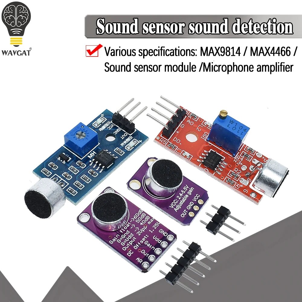 Модуль датчика звука Sound Sensor Blue — фото 1