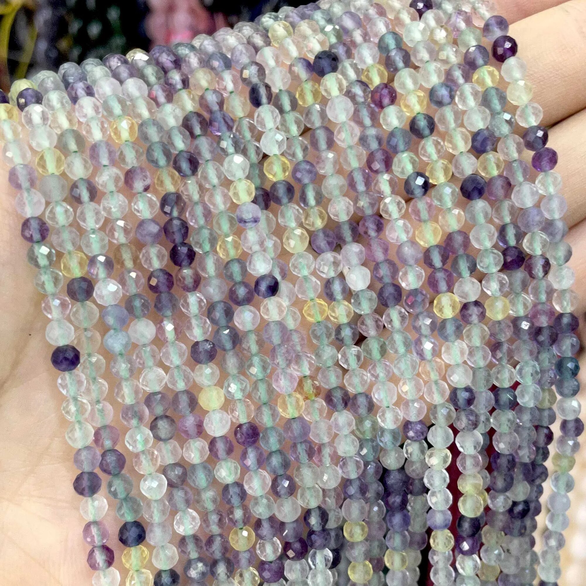 Флюорит бусины SYSRXLR 2мм 3мм 4мм 2mm 170pcs beads