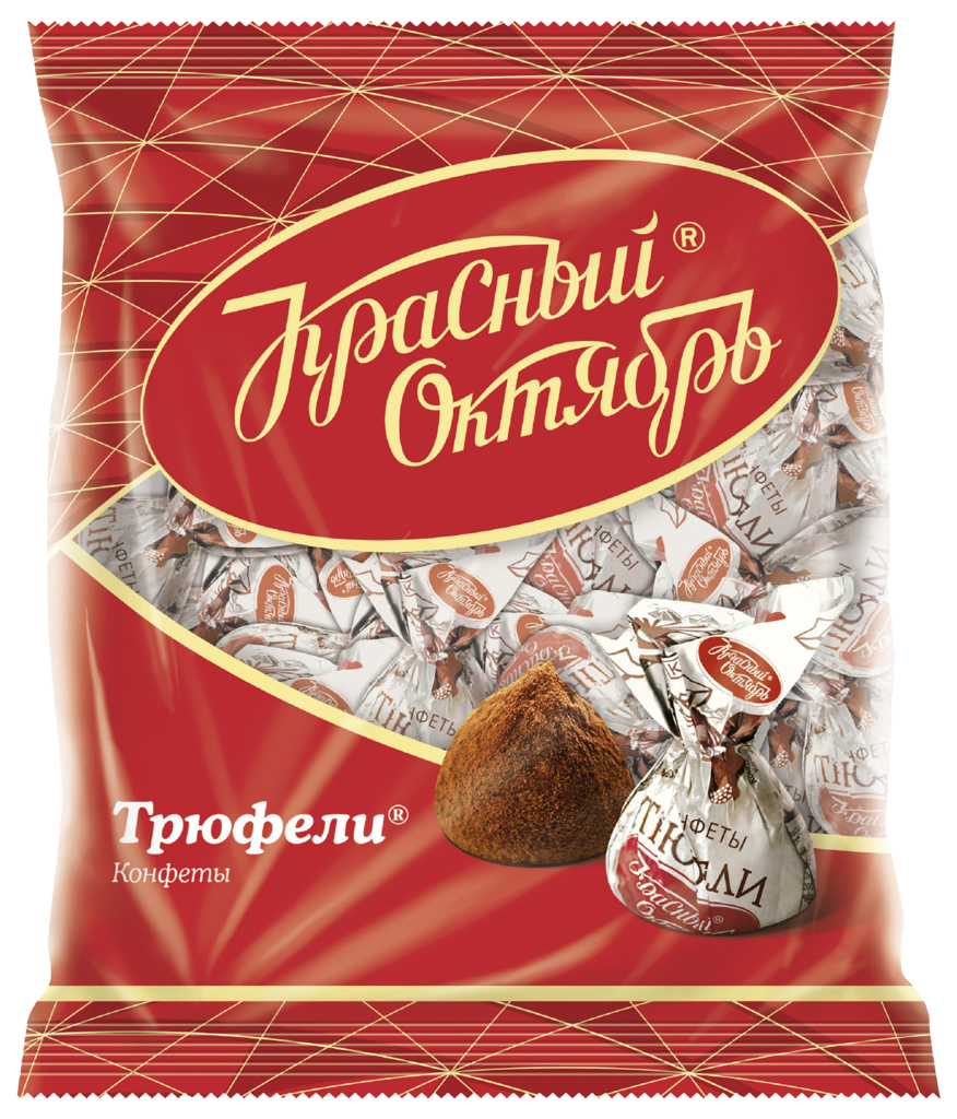 Конфеты красный октябрь Трюфели, 200г x 5 упаковок