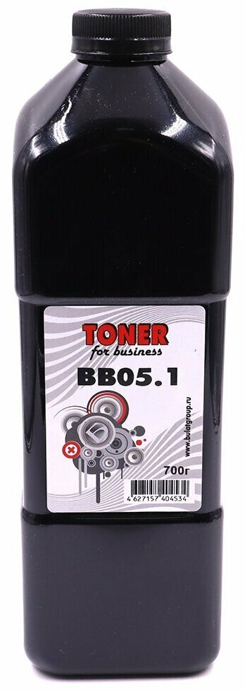 Тонер Булат BB05.1 для Brother (Чёрный, банка 700г.)