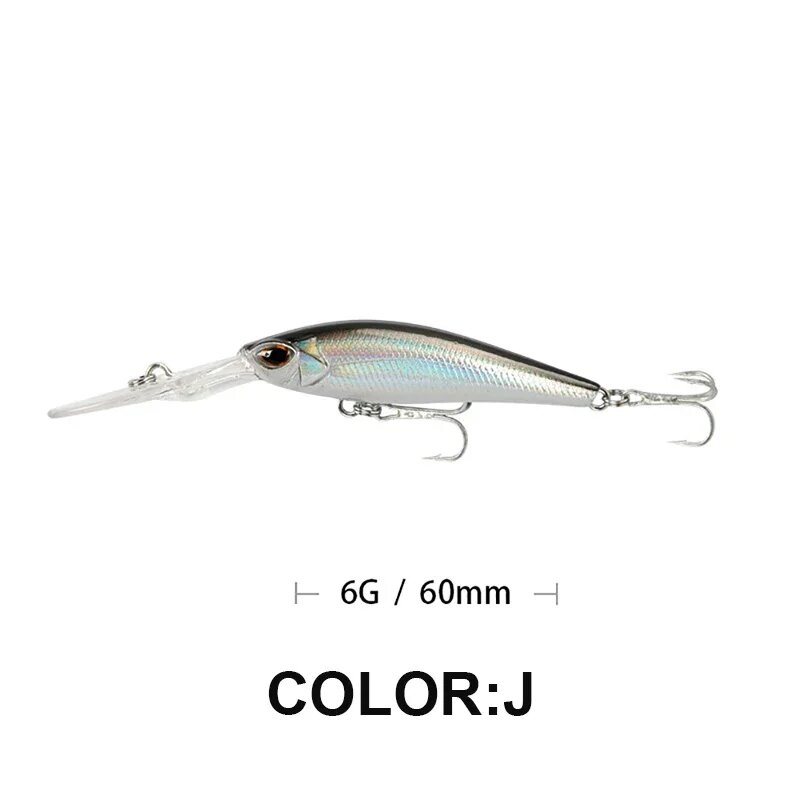 Джеркбейт 6 см 6 г для форели и окуня J