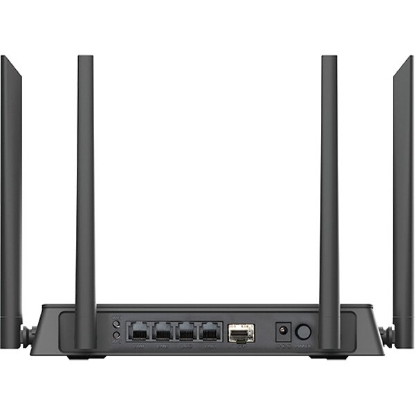 Маршрутизатор DIR-841/GF, DIR-841/GFRU AC1200 Wi-Fi Router, 1000Base-X SFP WAN, 4x100Base-TX LAN, 4x5dBi external antennas