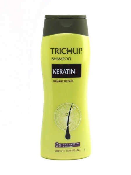 Шампунь c Кератином- восстановление поврежденных волос, Тричуп / Trichup Shampoo KERATIN Damage Repair, Vasu, 400 мл.