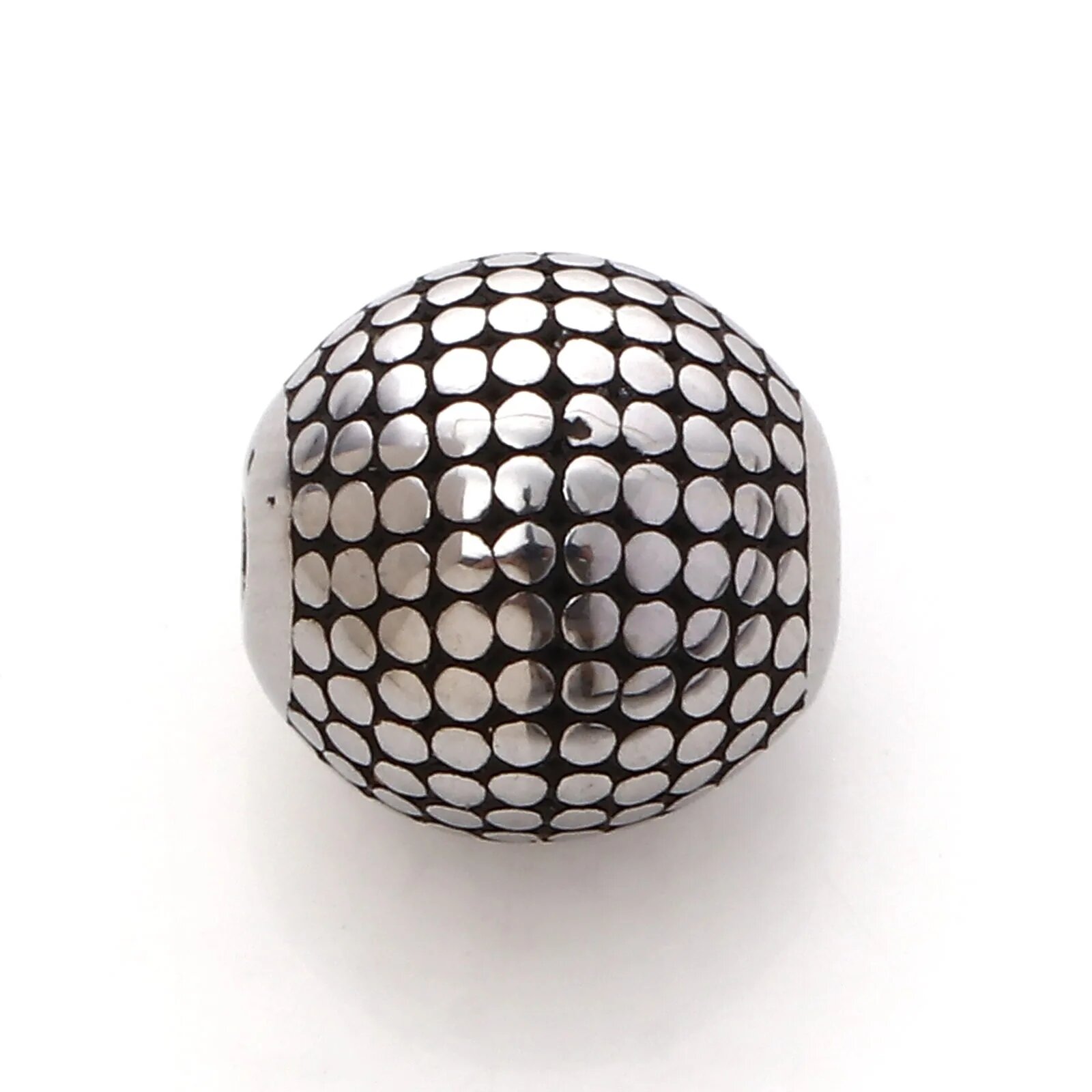 Бусины из нержавеющей стали античного серебра 9mm Dia.-Style 30