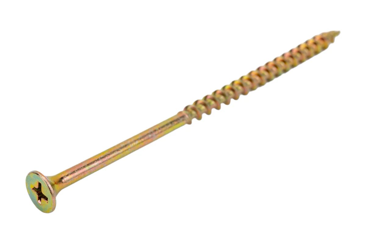 Крепежная техника саморез желтый 4,8x100 к 150шт 420470 БК