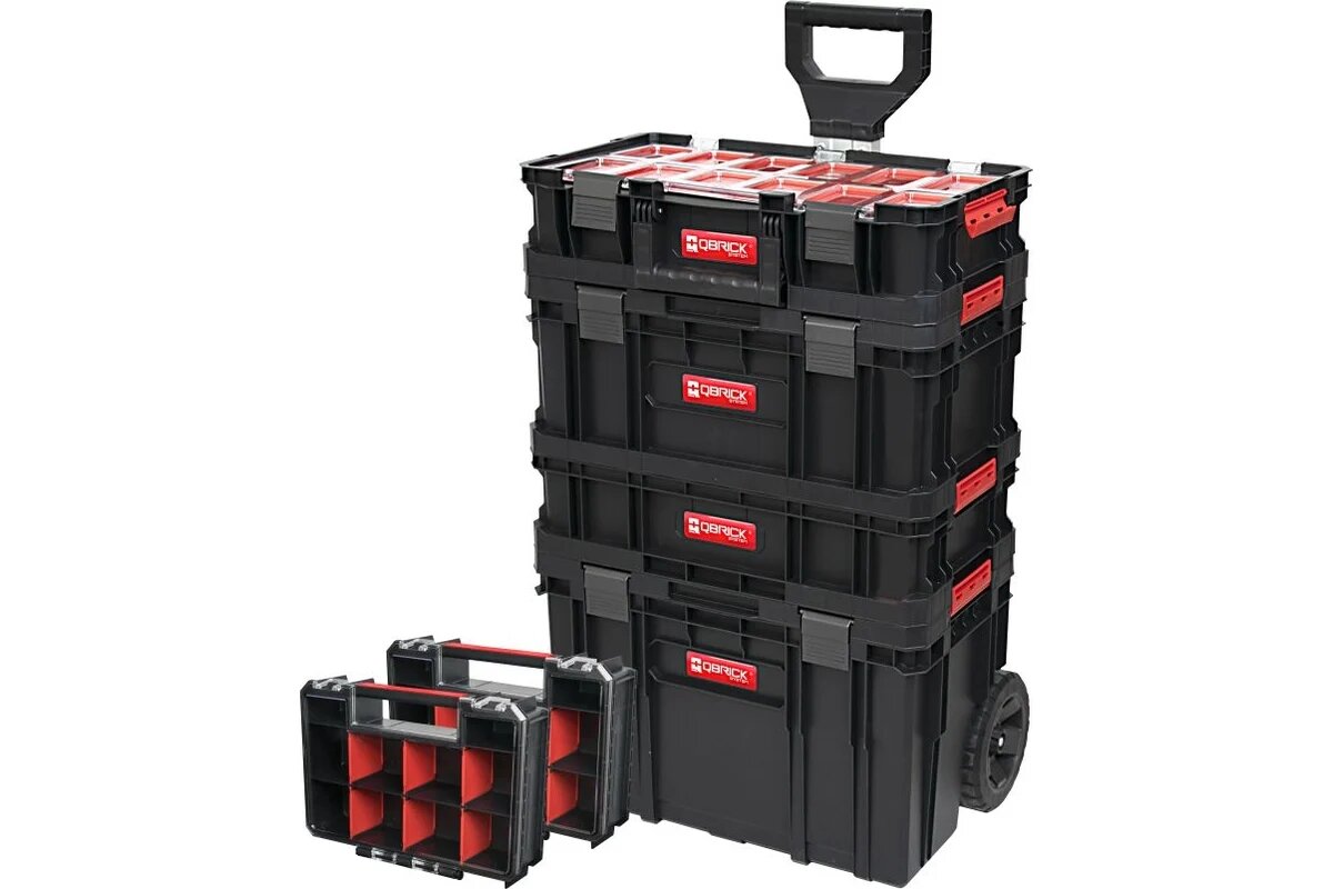 Набор ящиков Qbrick System Two Cart Set 6in1, пластик, 6 отделений