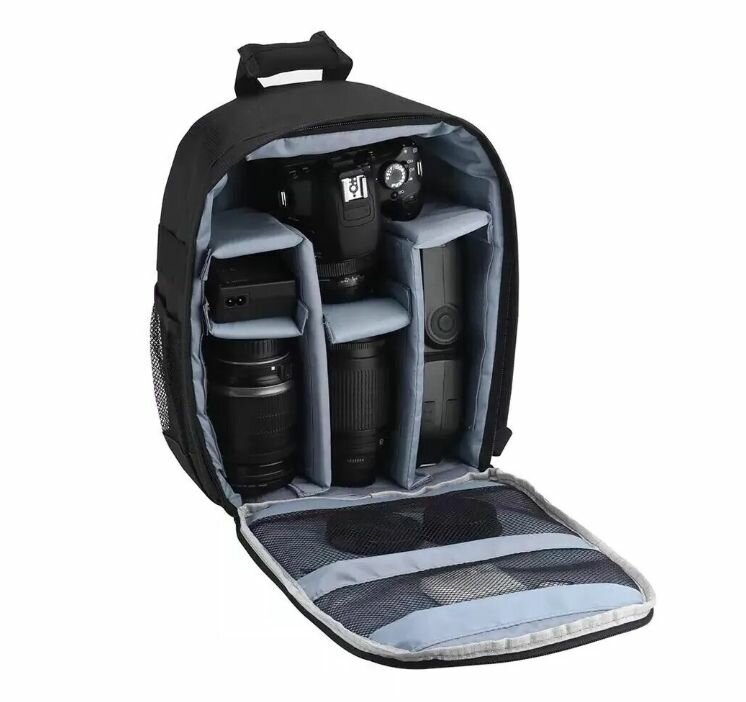 Рюкзак для фотоаппарата CB-05GN зеленый, водонепроницаемый фоторюкзак для камеры и объективов