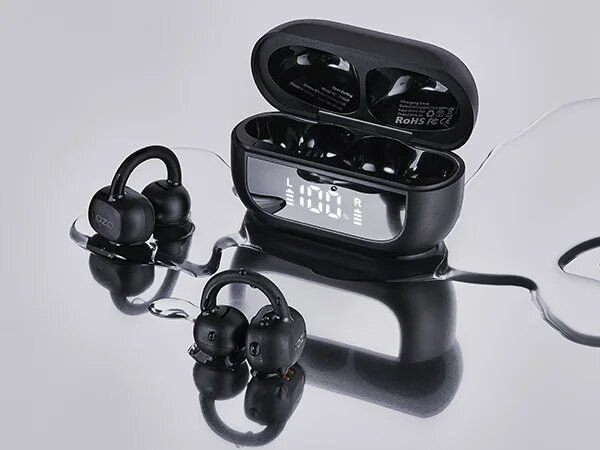 TOZO Беспроводные наушники черные Bluetooth