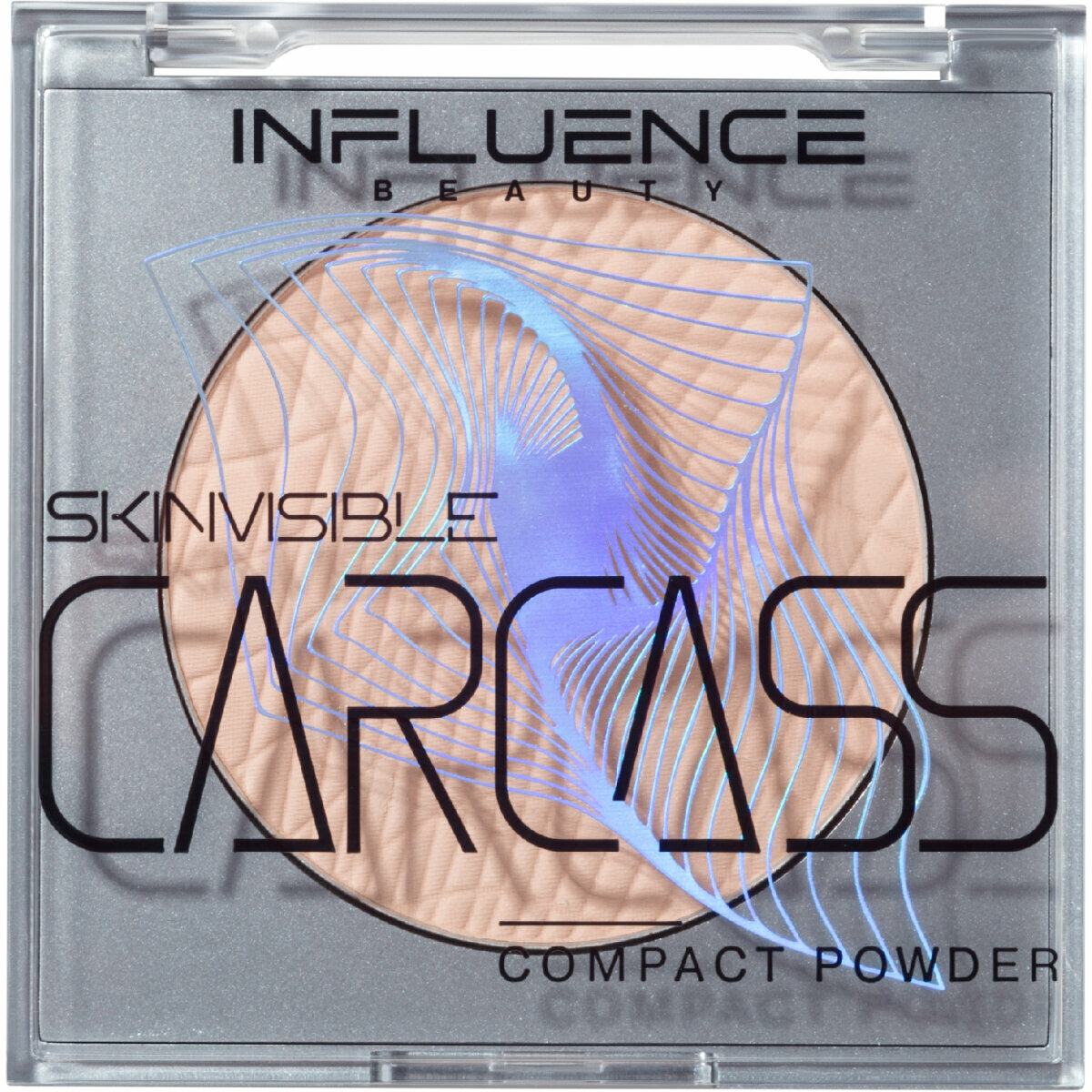 Пудра компактная легкая Influence Beauty Skinvisible Сarcass т.02 4,2 г