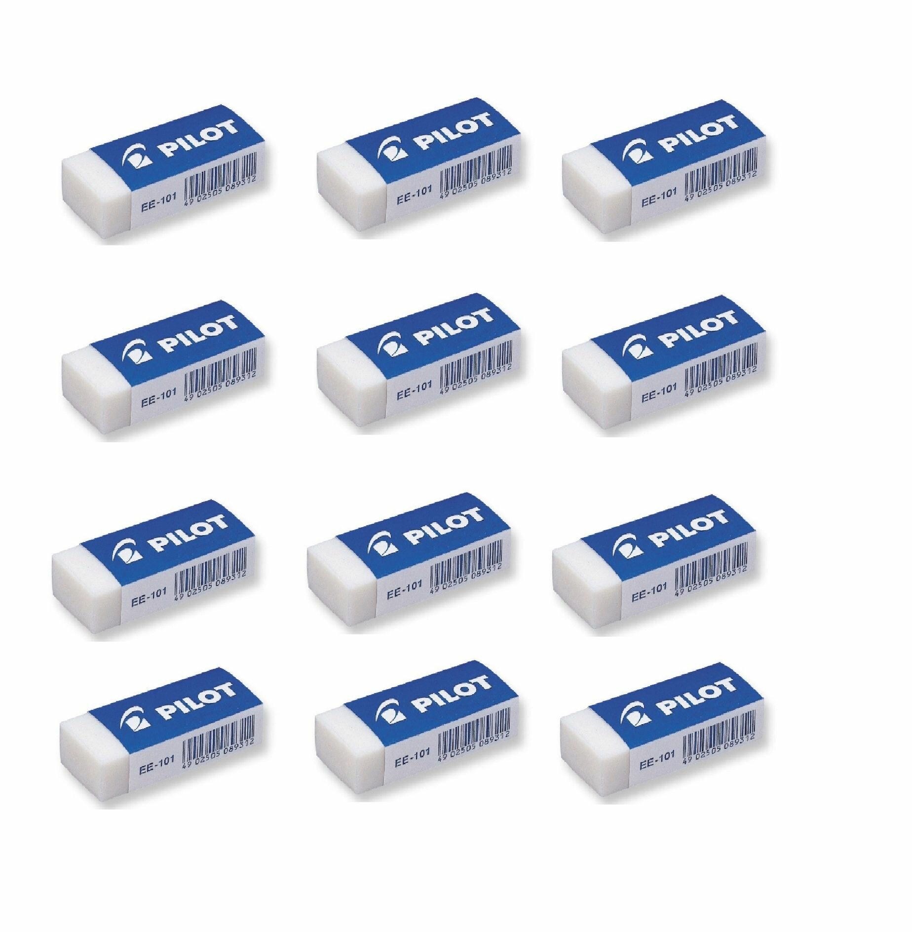 Pilot Ластик винил, 12 уп