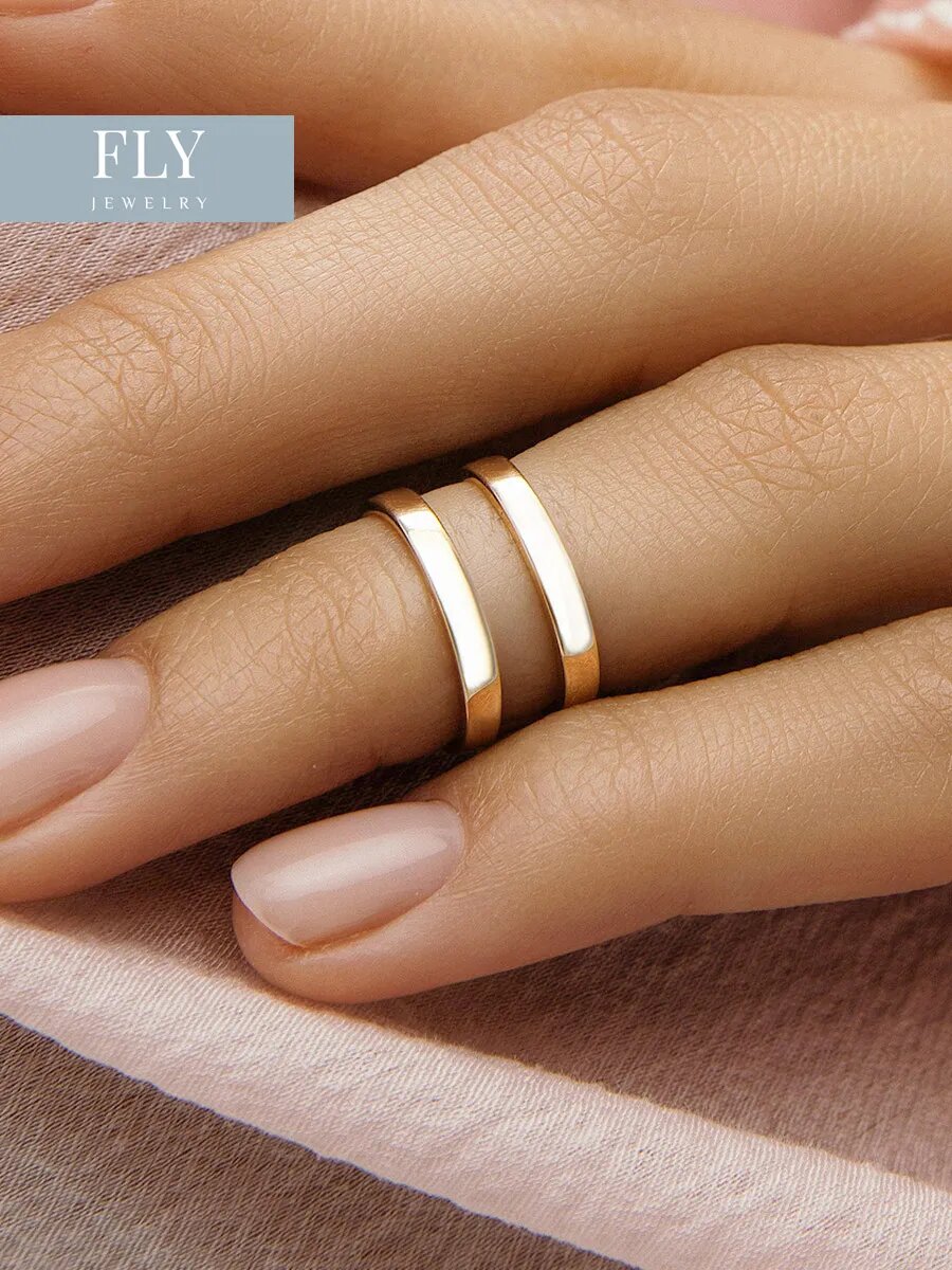 Кольцо на фалангу, серебро, 925 проба, золочение