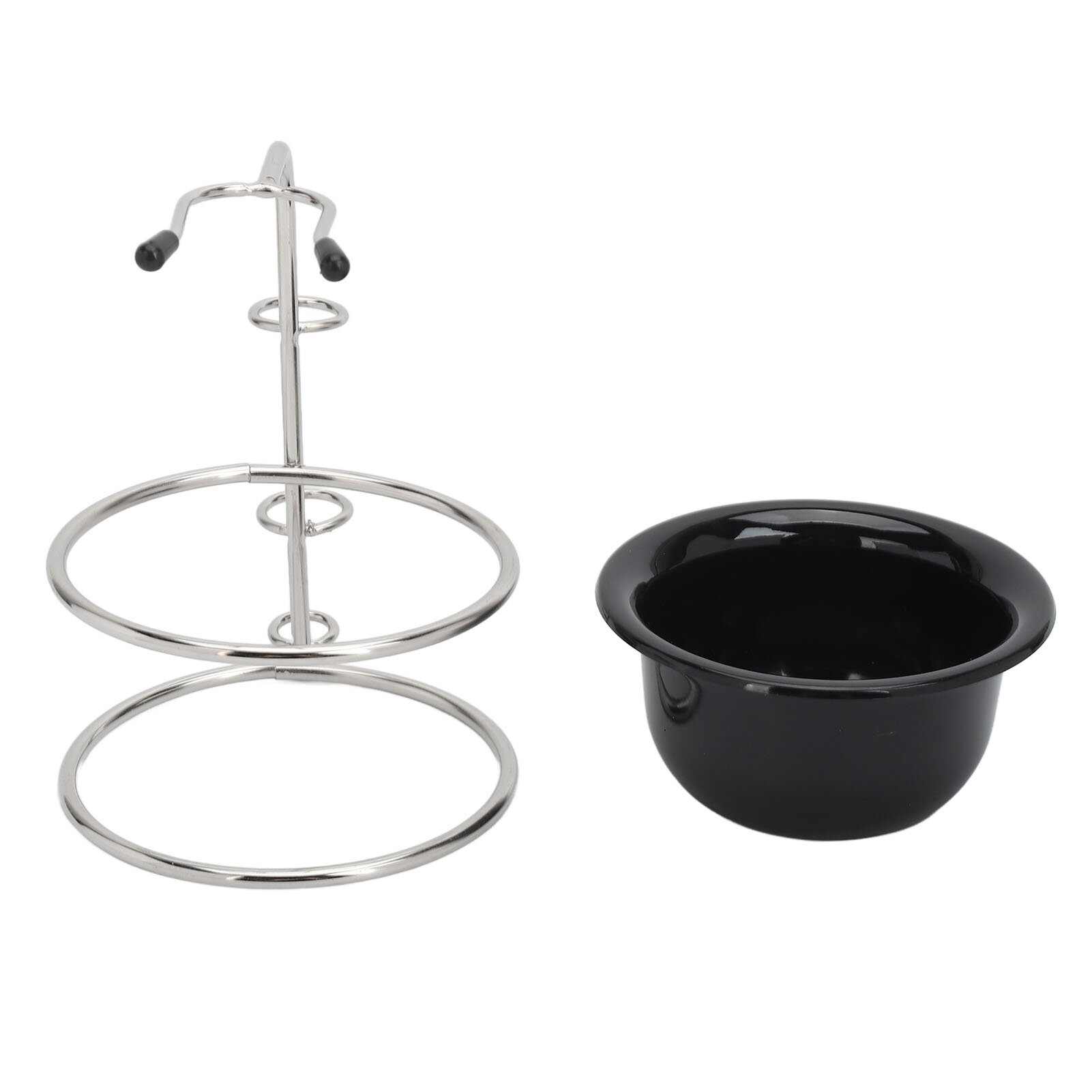 Мужская подставка для помазков для бритья, нержавеющая, портативная, с 6 отделениями, стильный вид для парикмахерской, отеля, домашнего использования