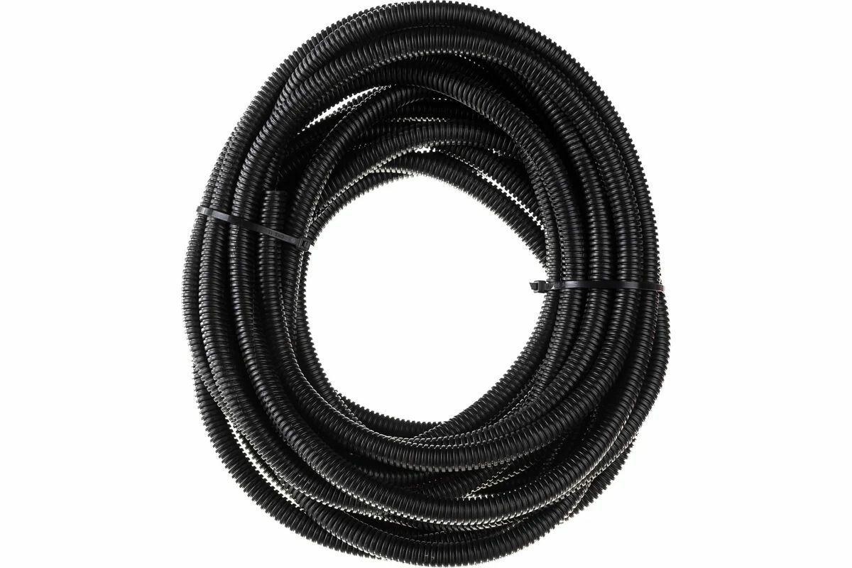 Автомобильная гофрированная труба REXANT ПП, d9,8 мм, разрезная, бухта 10 м/уп. 15-1010