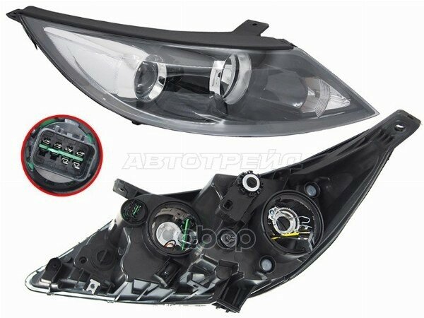 Фара Kia Sportage 10-14 (Справа/ Галоген/ С электрокорректором) Sat арт. ST-323-1133R