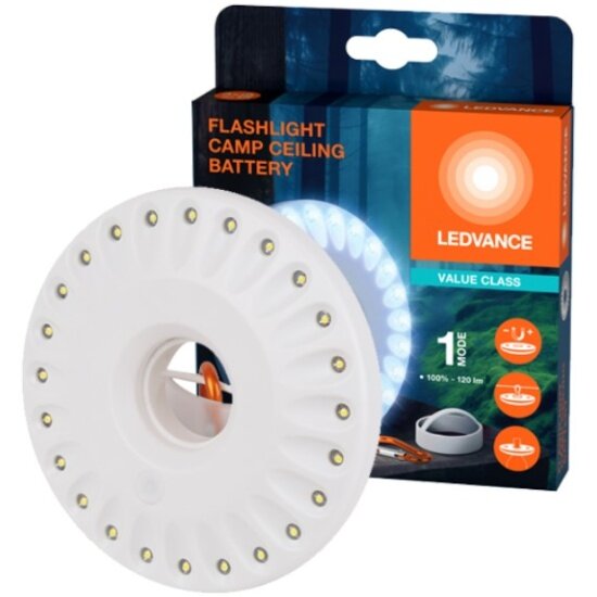 Кемпинговый фонарик Ledvance-osram LEDVANCE 1.2W 4000K IP20 Батарейки 3хАА