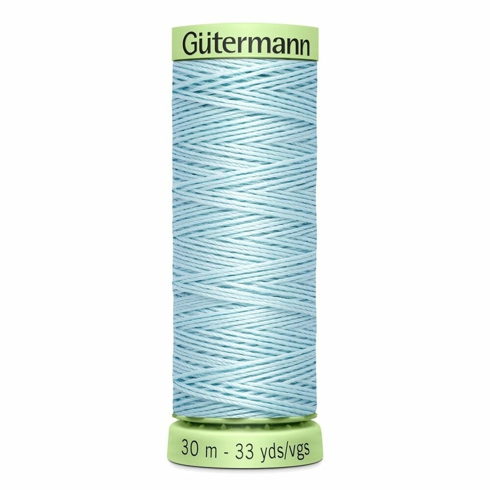 Декоративная нить Gutermann Top Stitch 30/30 м для отстрочки, 100% полиэстер, цвет 194 пастельно-голубой, 5 шт (3)