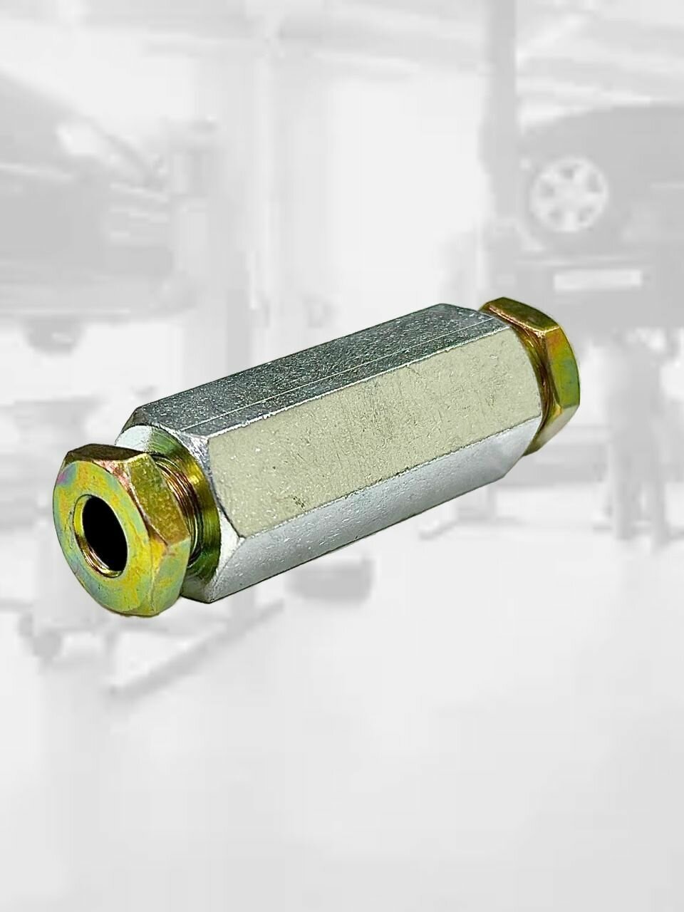 Соединитель трубки / Переходник соединения трубки 6 х 6 мм (ГБО, пропан)