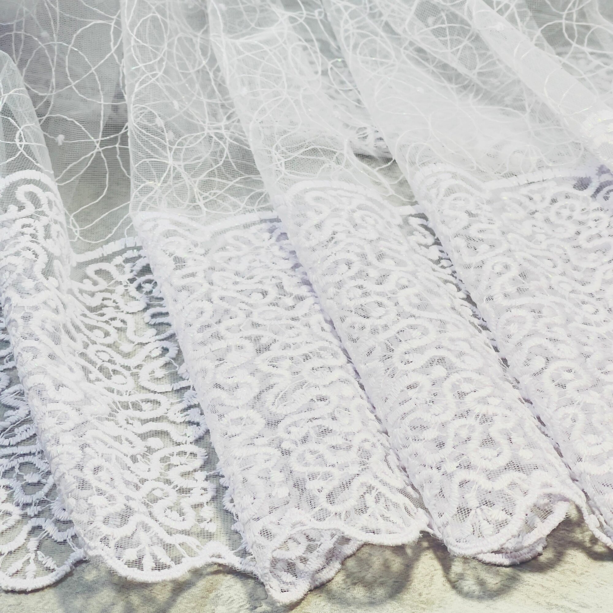 Ткань Сетка с глиттером. Высота 280см. На метраж. Турция.