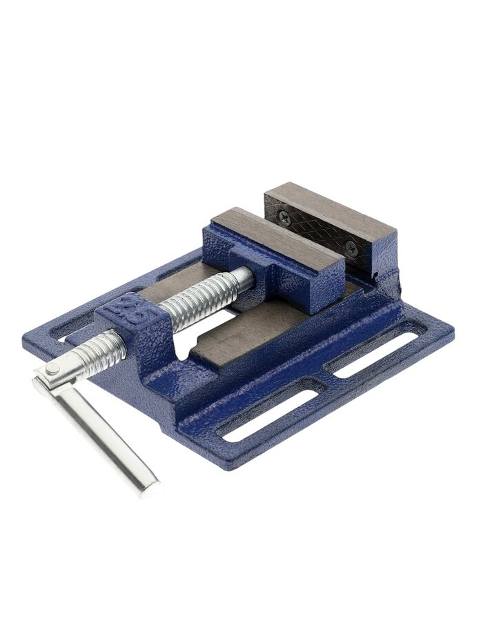 Тиски станочные тундра, чугунные, ширина губок 65 мм