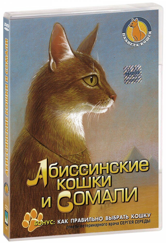 Планета кошек: Абиссинские кошки и Сомали (DVD) (2008 год, ДВД диск, DVD Box)