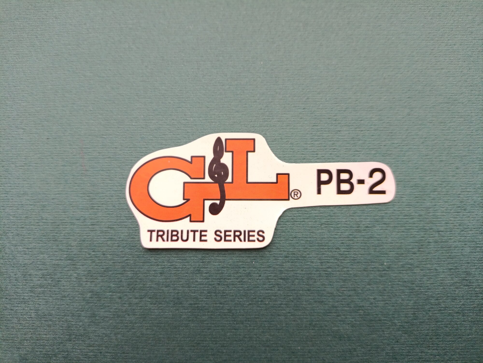 Деколь (водный перевод) на голову грифа басгитары G&L PB-2 Tribute series.